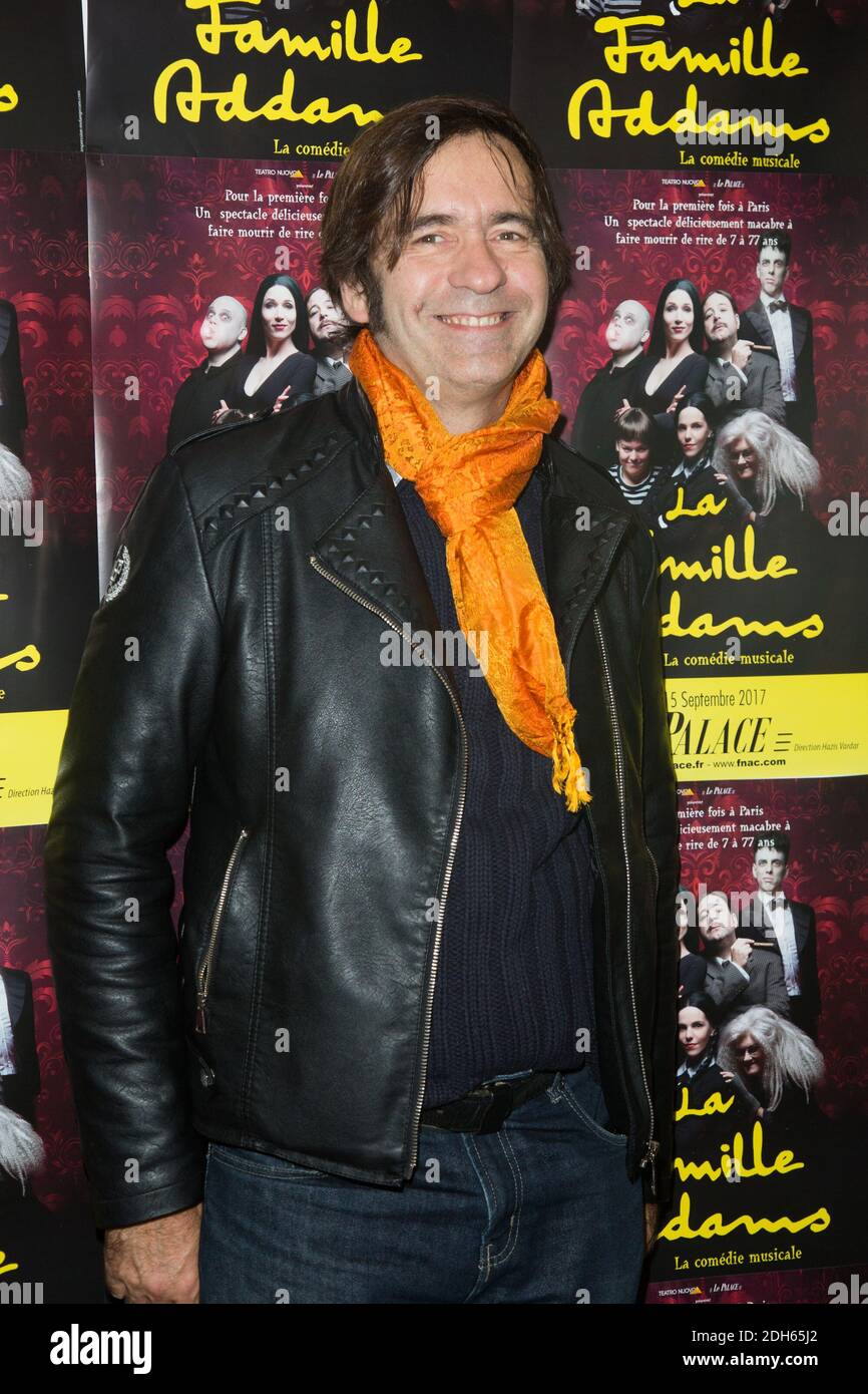 Thierry Samitier at 'La Famille Adams' comedie musicale premiere at Le ...