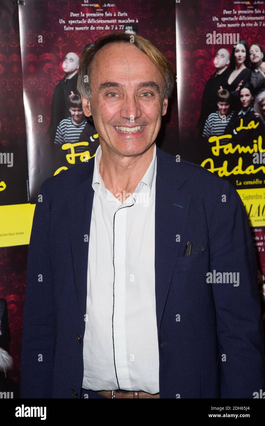 Jean-Francois Viot at 'La Famille Adams' comedie musicale premiere at ...