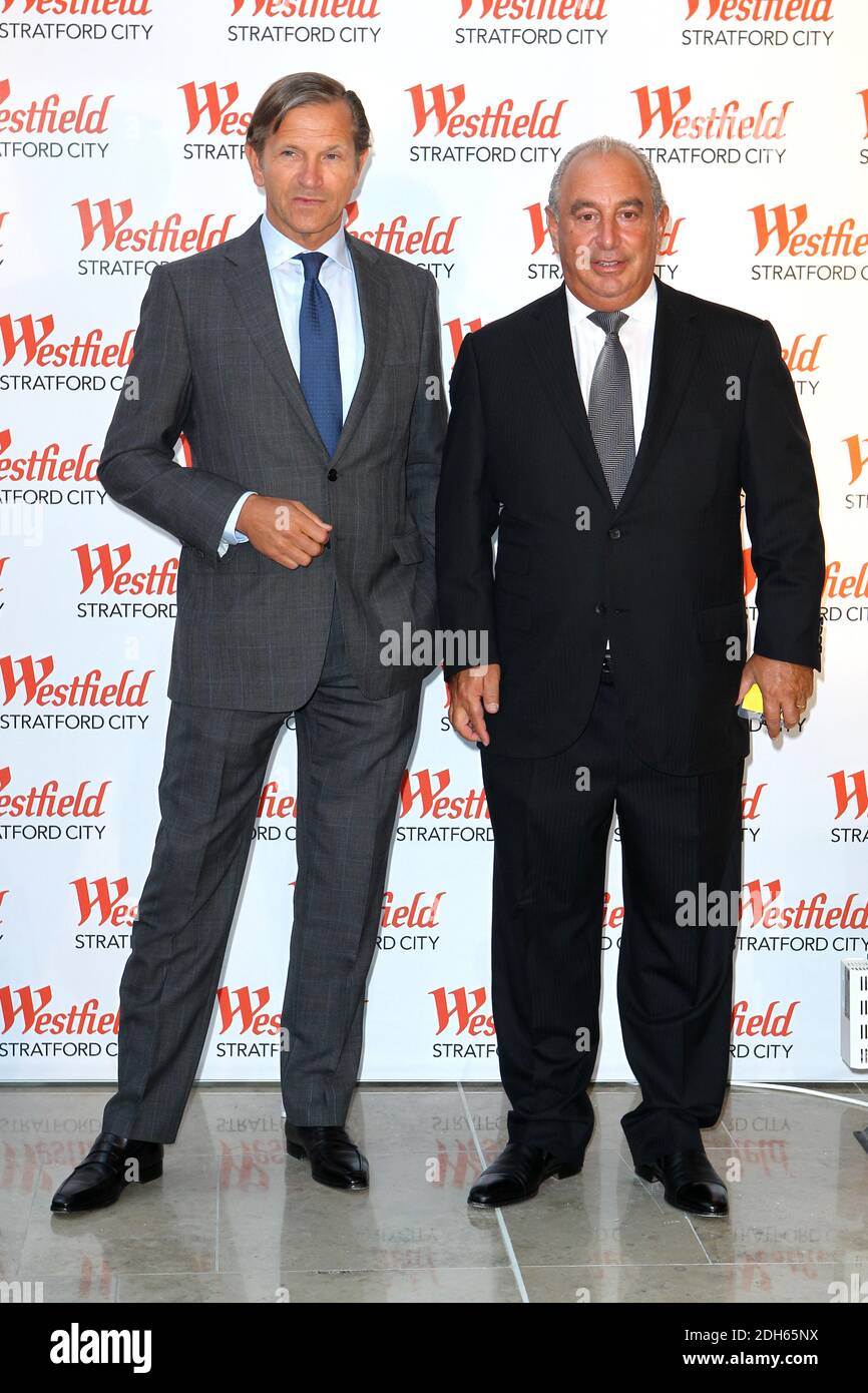 LONDON, UNITED KINGDOM - Sep 13, 2011: Marc Bolland and Philip Green ...