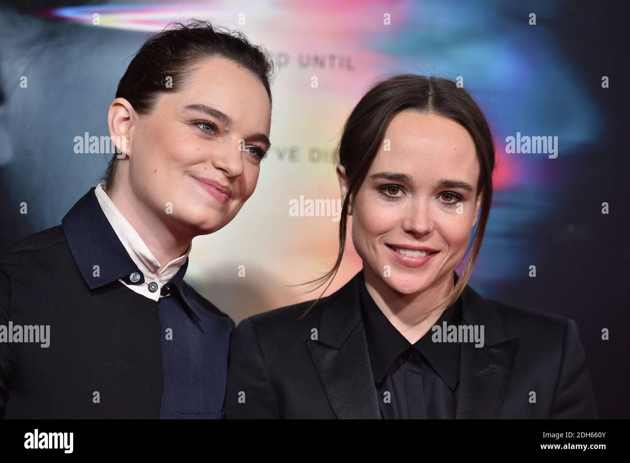 Emma Portner, Ellen Page attend the premiere of Columbia Pictures ...