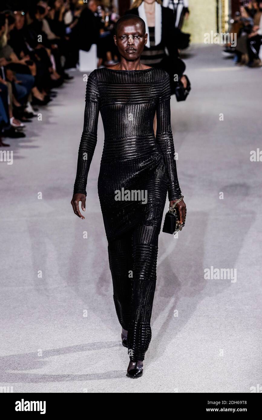 Alek Wek Runway
