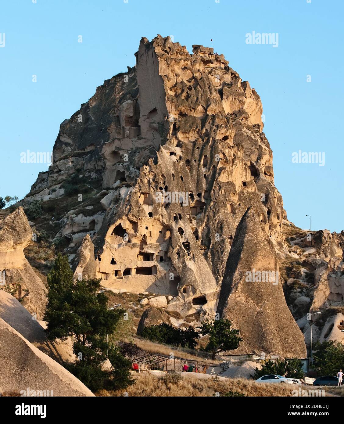 the cave house of Uchisar castle, Cappadocia, Turkey Stock Photo - Alamy