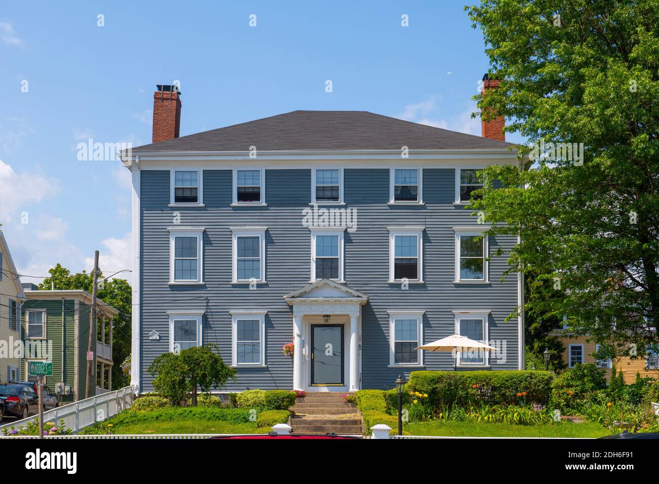 Simon Forrester House with Federal style at 188 Derby Street in ...