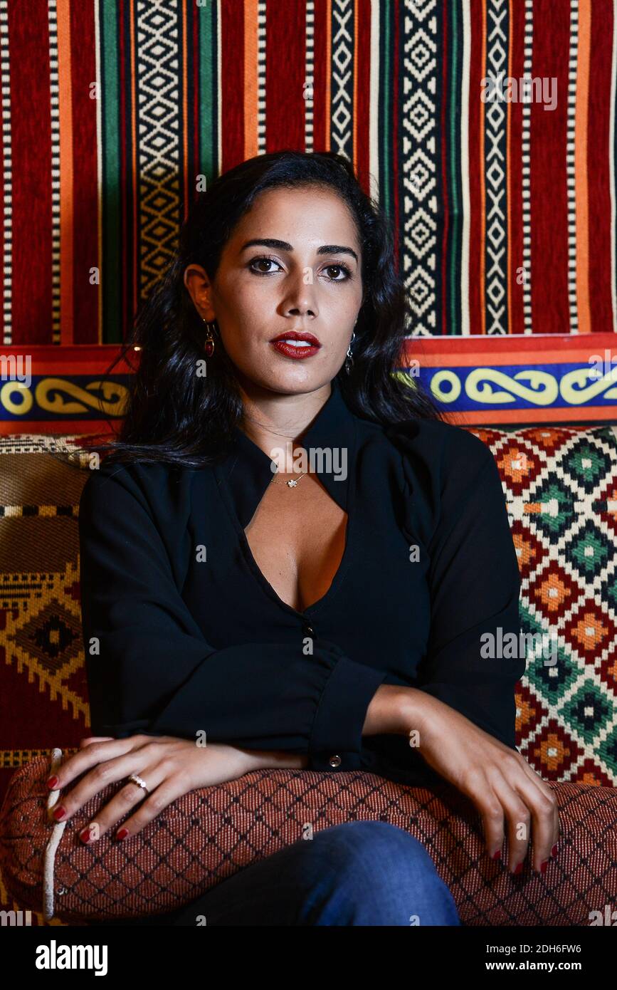 Exclusive - Moroccan actress Nadia Kounda poses at El Gouna, Egypt, on ...