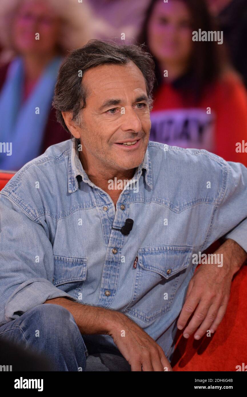 Nicolas Vanier at the taping of the TV show Vivement Dimanche on ...