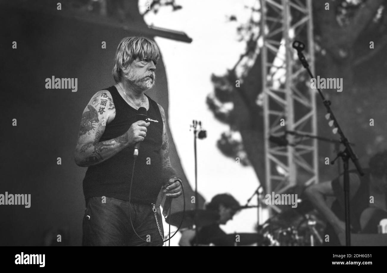 French singer Renaud Sechan, better known as Renaud, performs during ...