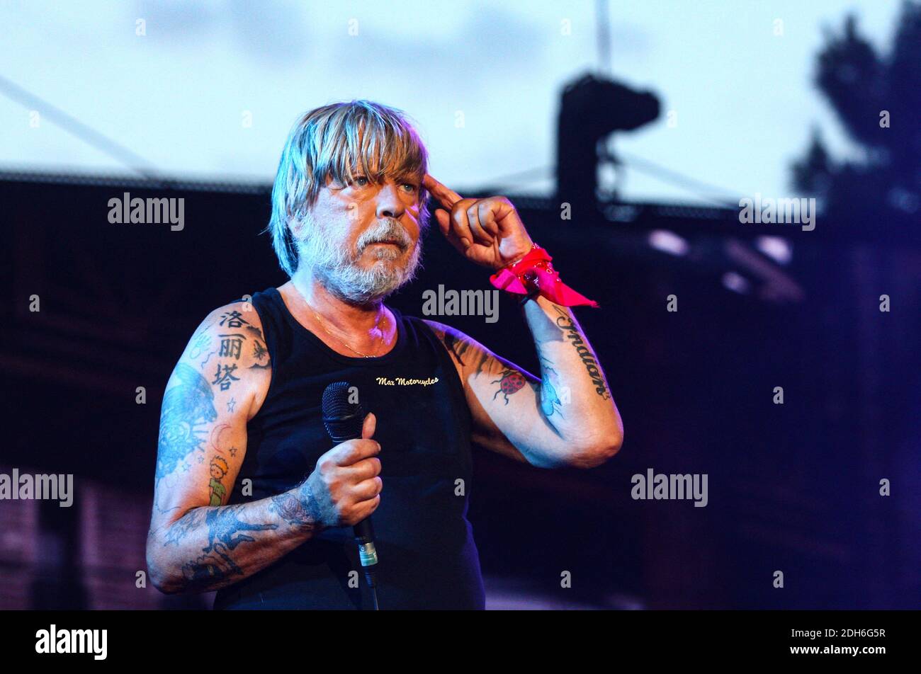 French singer Renaud Sechan, better known as Renaud, performs during ...