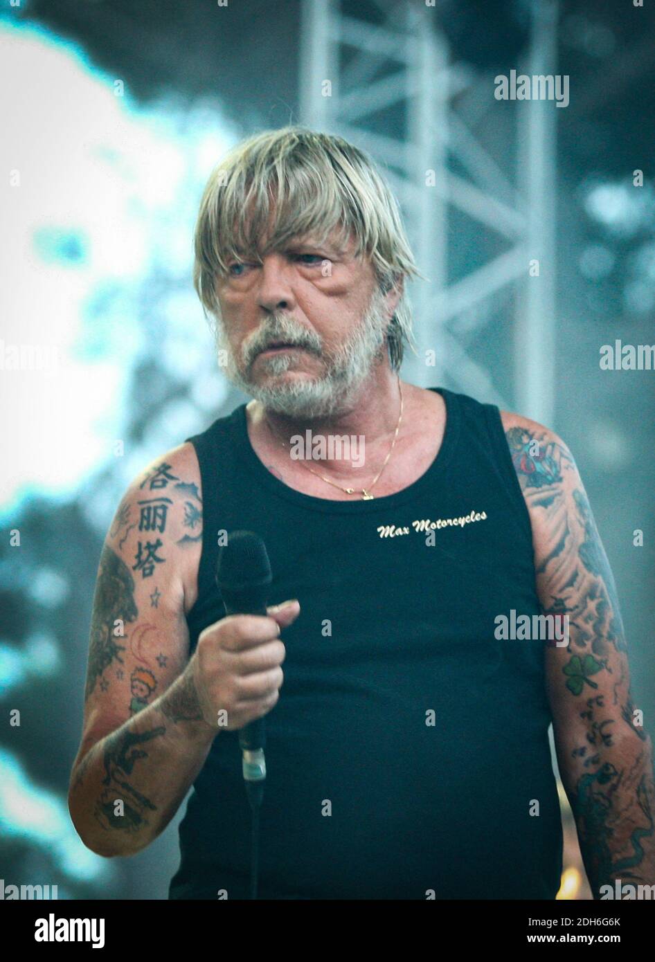 French singer Renaud Sechan, better known as Renaud, performs during ...