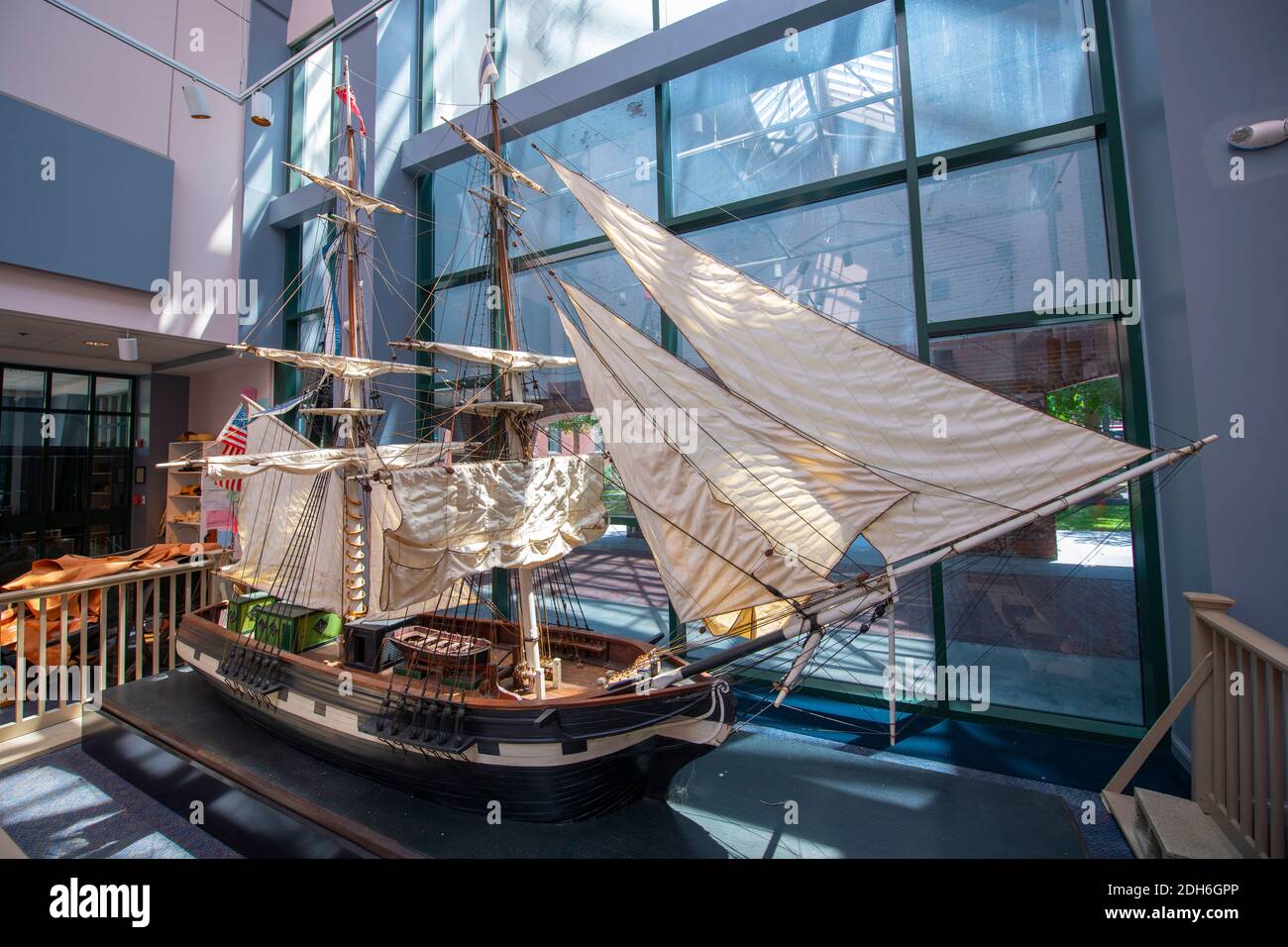 Friendship of Salem model at the Salem Maritime National Historic Site ...