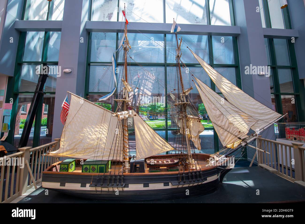 Friendship of Salem model at the Salem Maritime National Historic Site ...