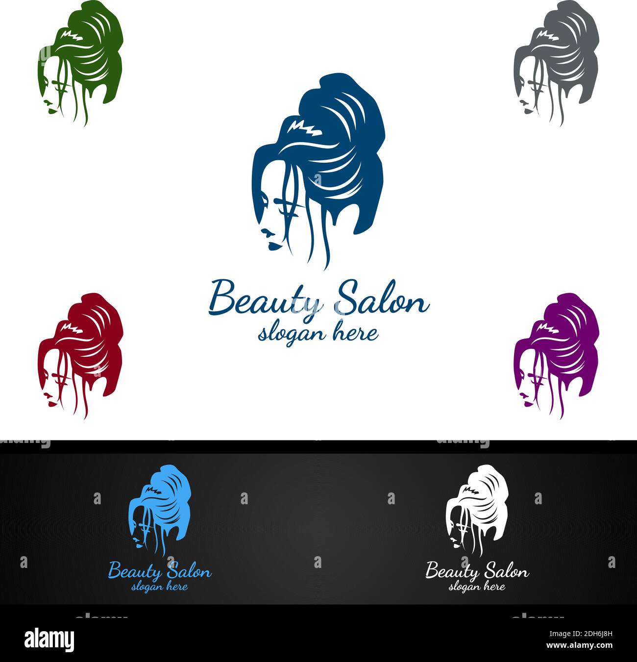 Salon Fashion Logo for Beauty Hairstylist, Cosmetics, or Boutique ...