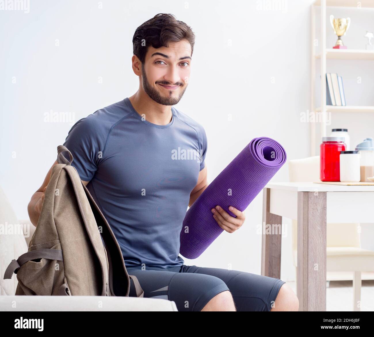 Sports bag office hi-res stock photography and images - Alamy