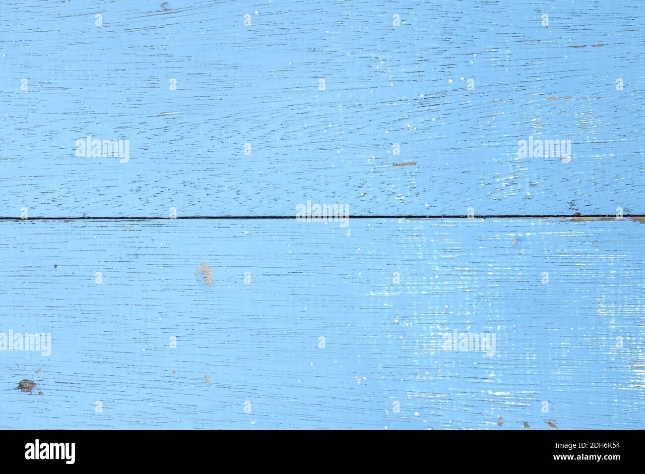 Weathered old wooden background with light sky blue paint. Wood texture ...