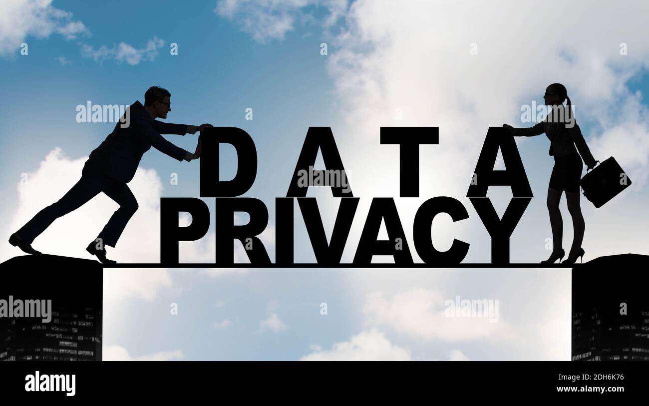 Data privacy concept in modern IT technology Stock Photo - Alamy