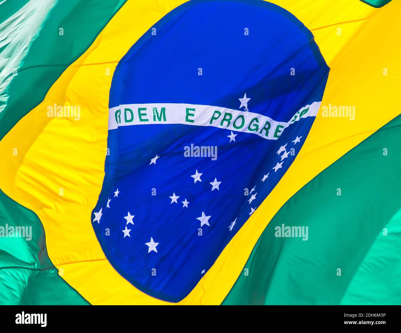 Brazil's flag hi-res stock photography and images - Alamy