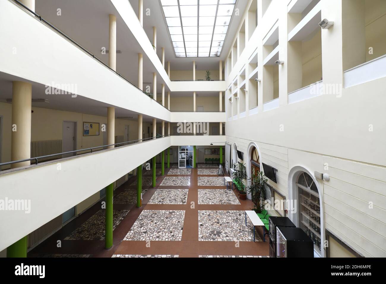 High school lobby interior hi-res stock photography and images - Alamy