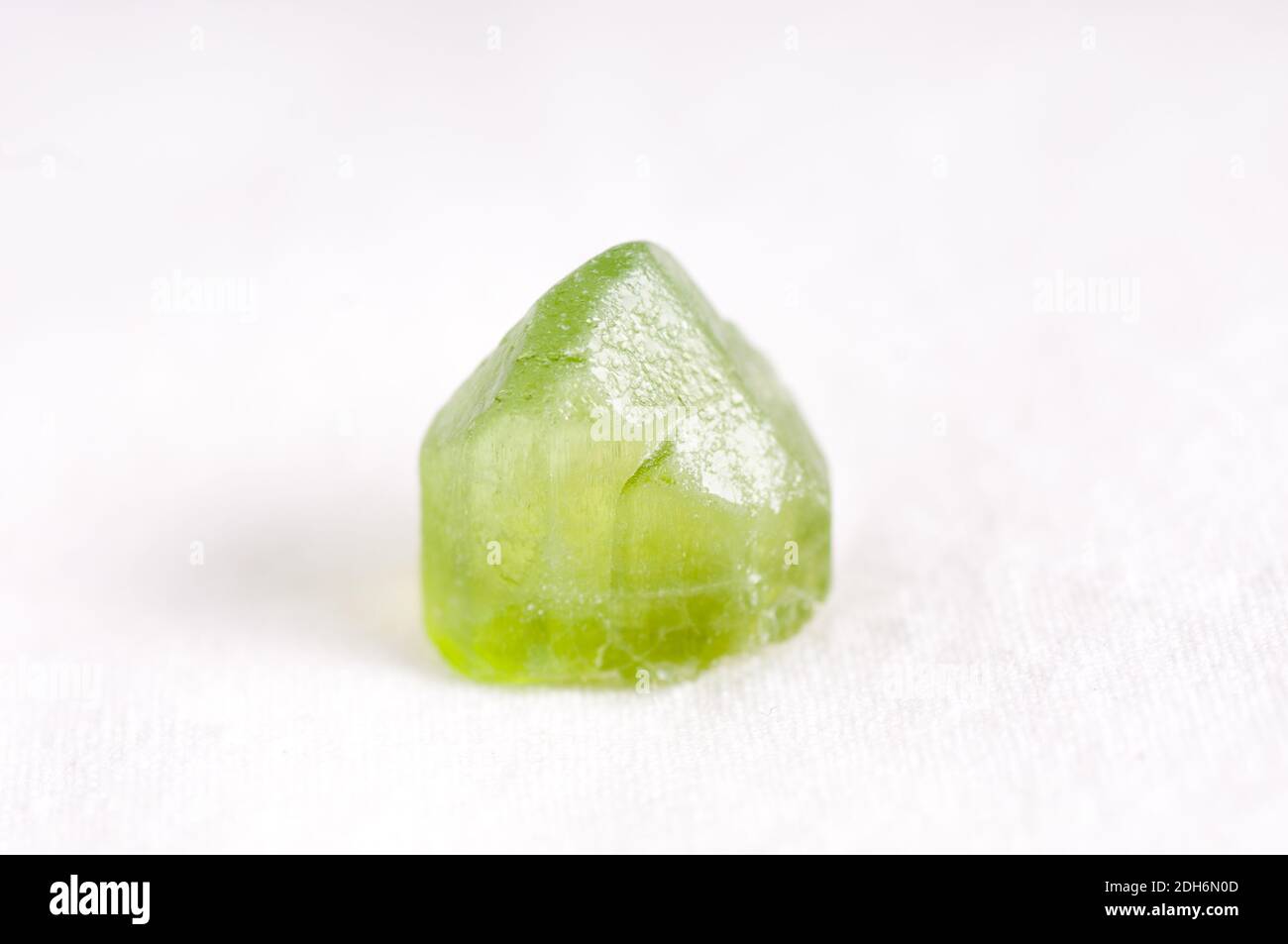 vibrant green forsterite crystal mineral sample gem, science geology ...