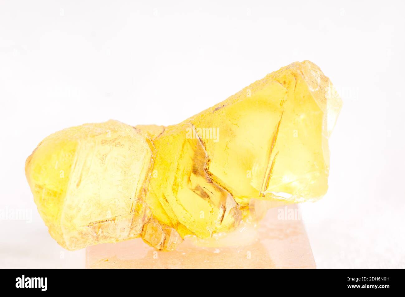 pure sulphur or sulfur ore sample, often called brimstone Stock Photo ...