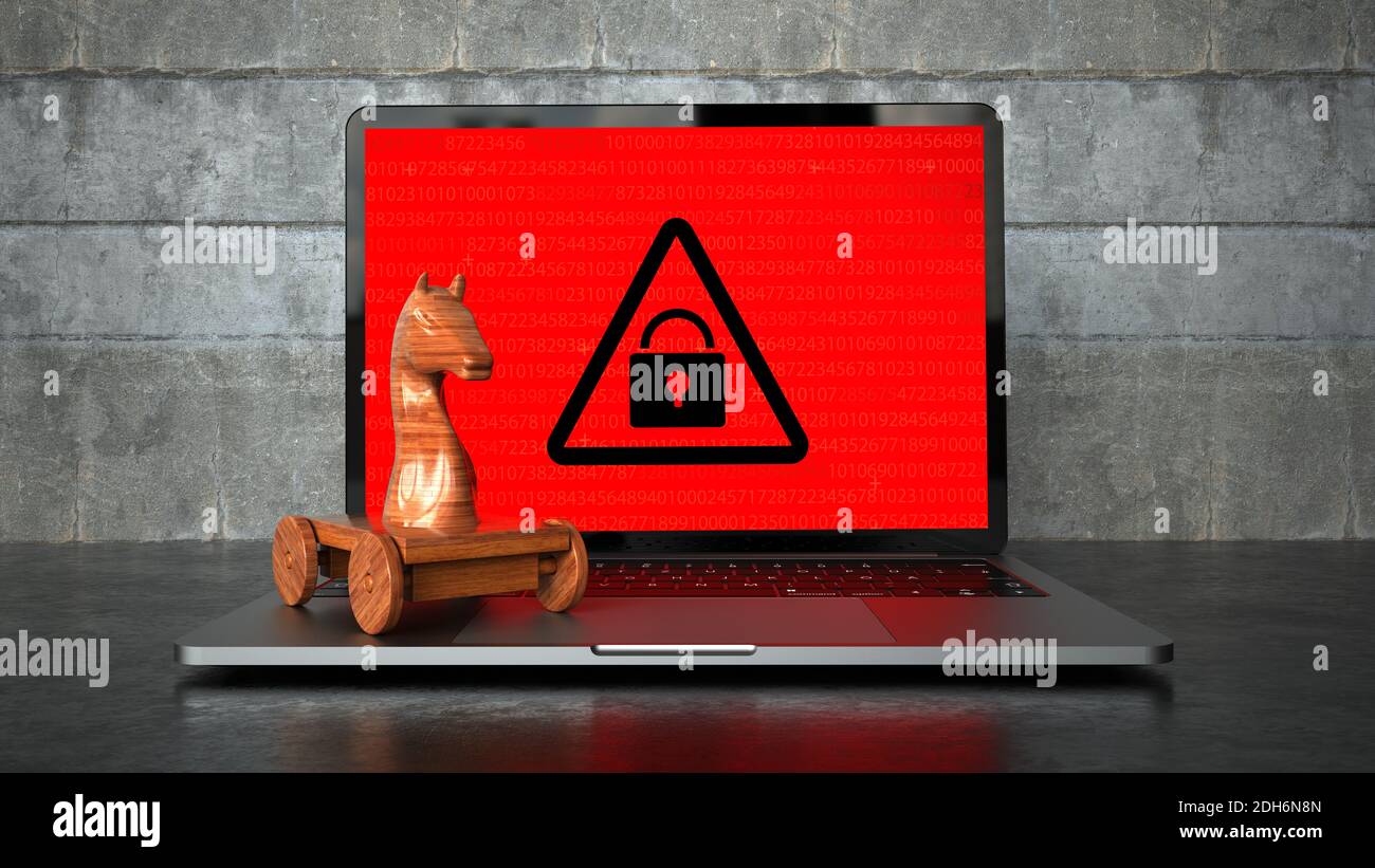 Trojan horse virus hi-res stock photography and images - Alamy