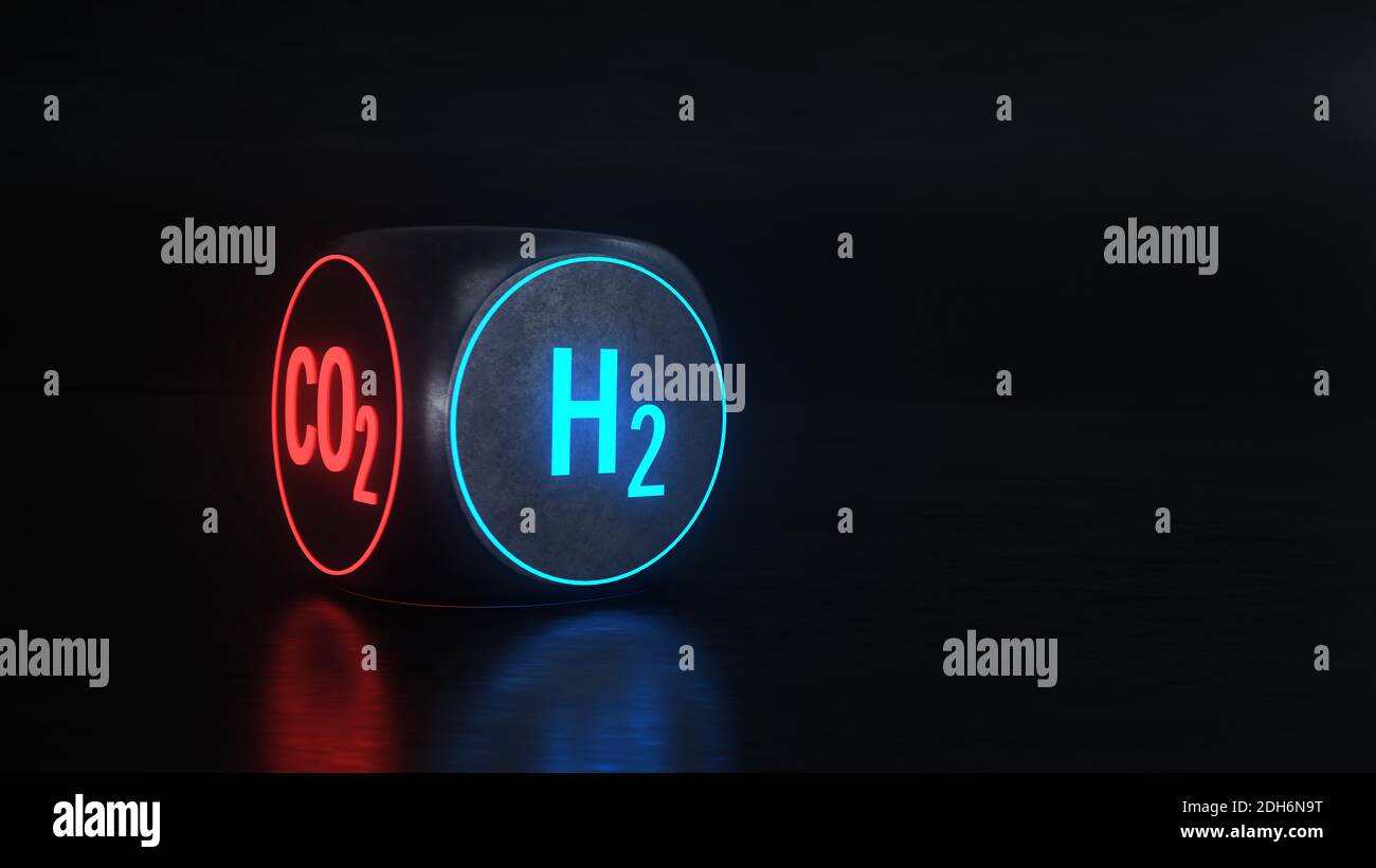 H2 Hydrogen CO2 Stock Photo - Alamy