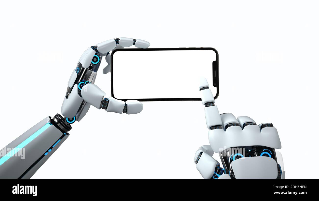 Robot futuristic screen hi-res stock photography and images - Alamy