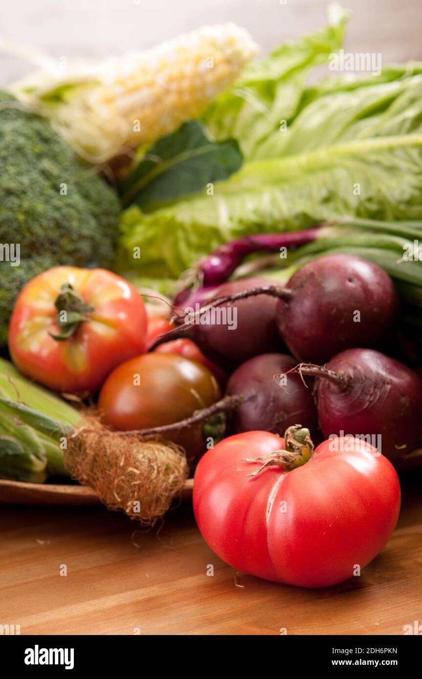 assorted farm fresh vegetables from local producers Stock Photo - Alamy