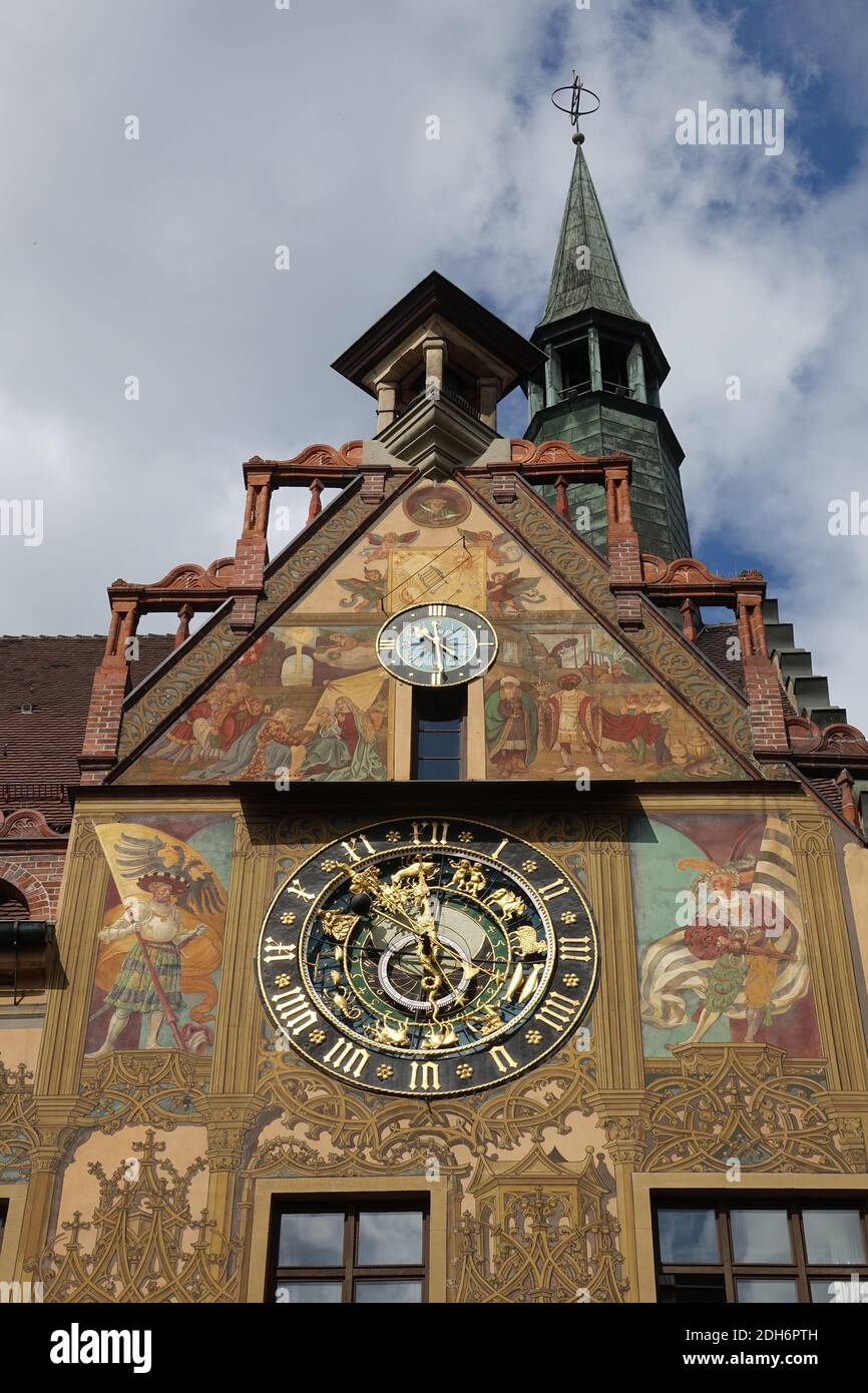 Astronomical clock ulm town hall hi-res stock photography and images ...