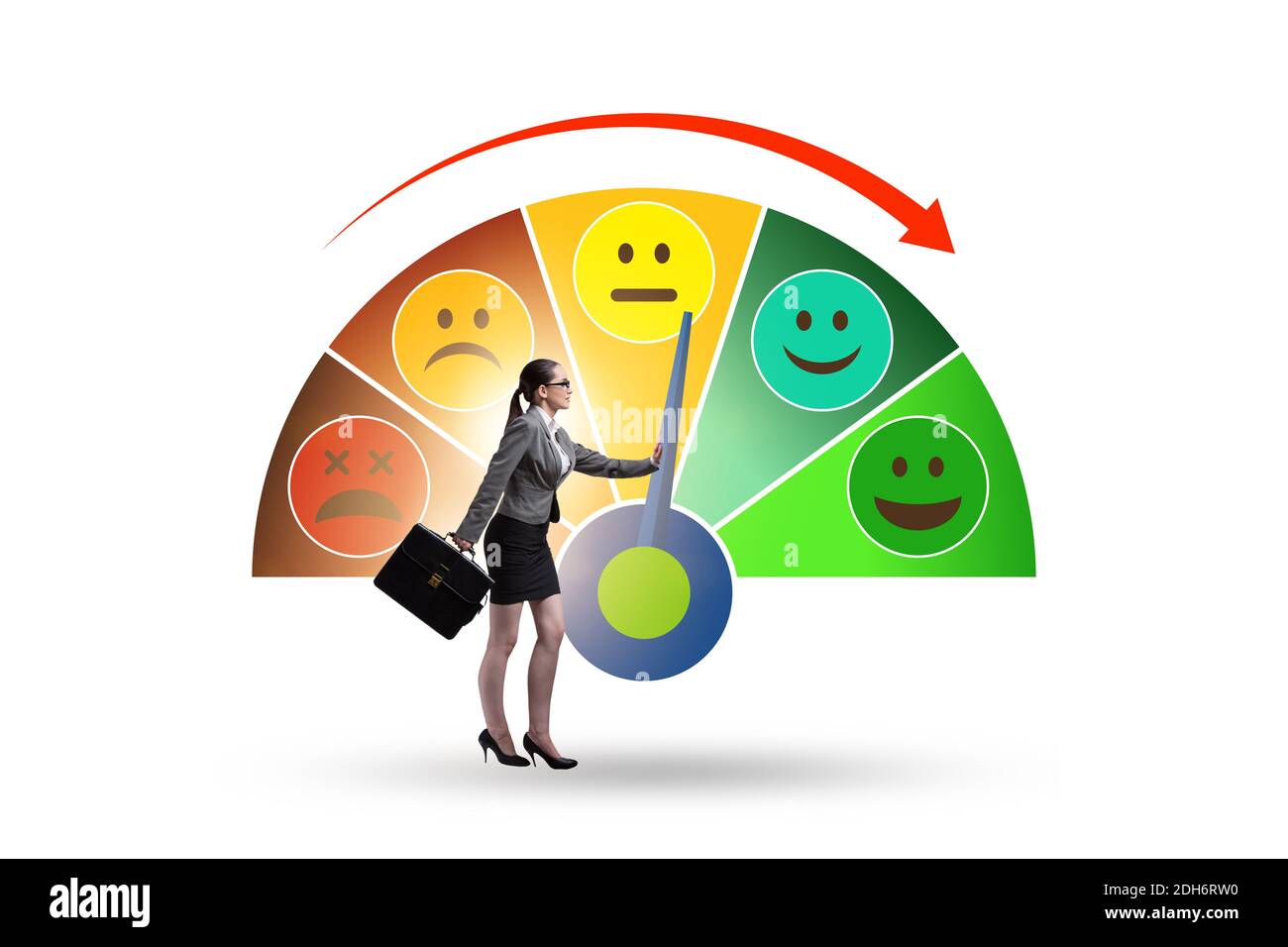 Customer satisfaction meter dial hi-res stock photography and images ...