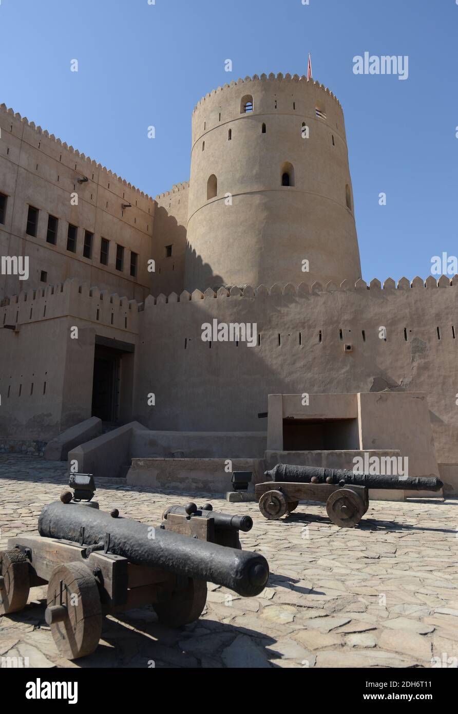 Al Rustaq Fort in Oman Stock Photo - Alamy