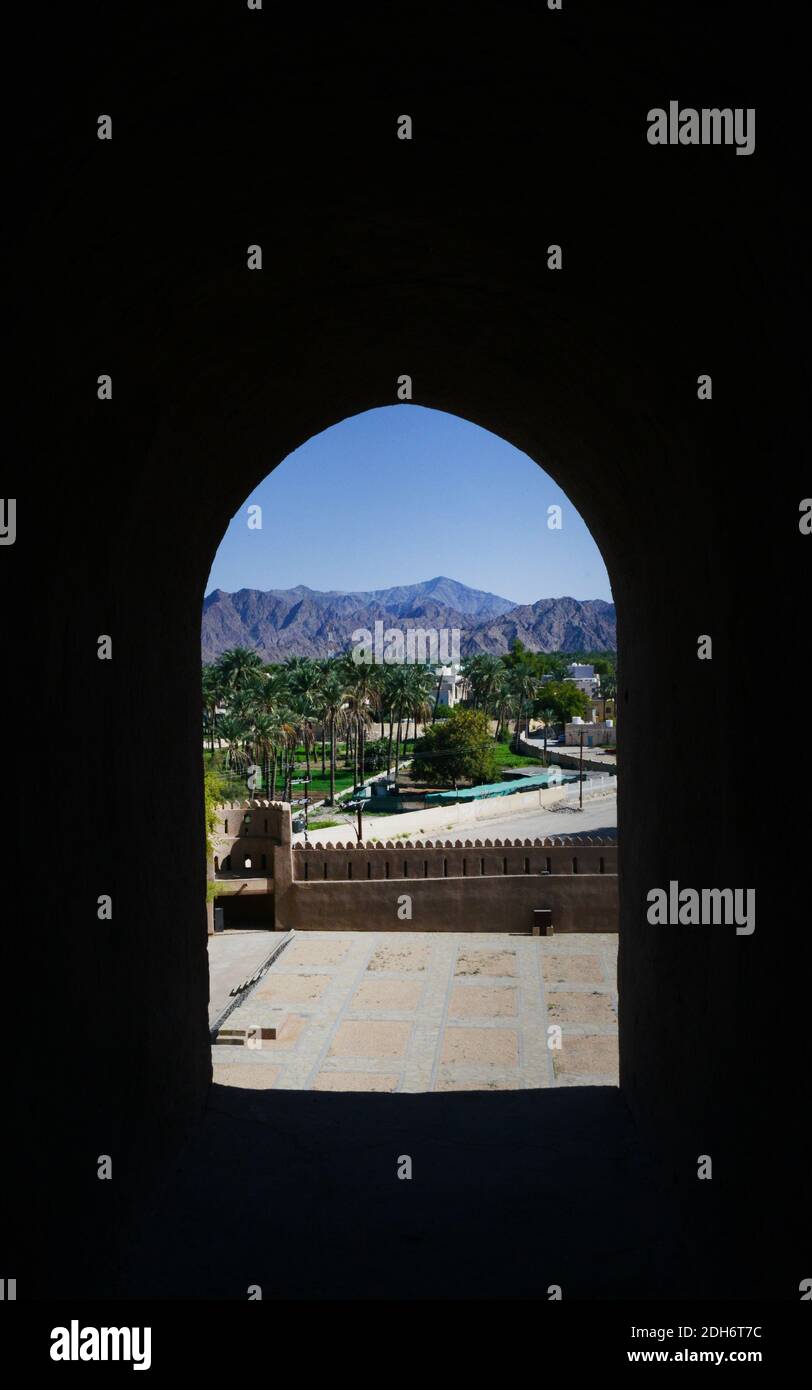 Al Rustaq Fort in Oman Stock Photo - Alamy