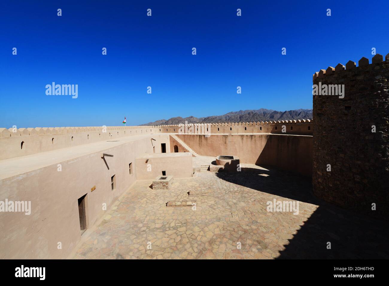 Al Rustaq Fort in Oman Stock Photo - Alamy