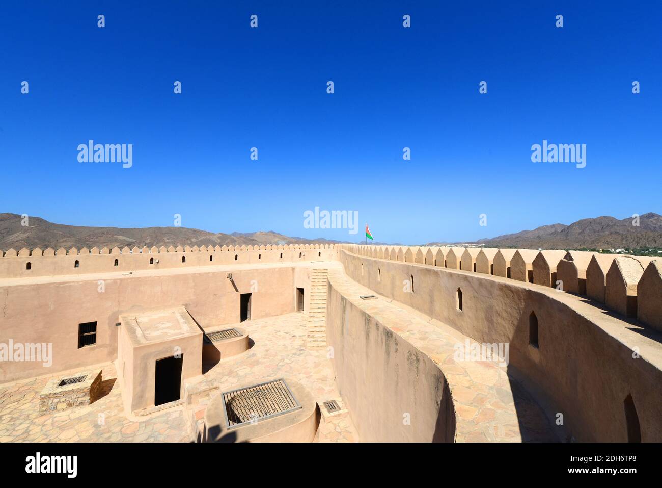 Al Rustaq Fort in Oman Stock Photo - Alamy