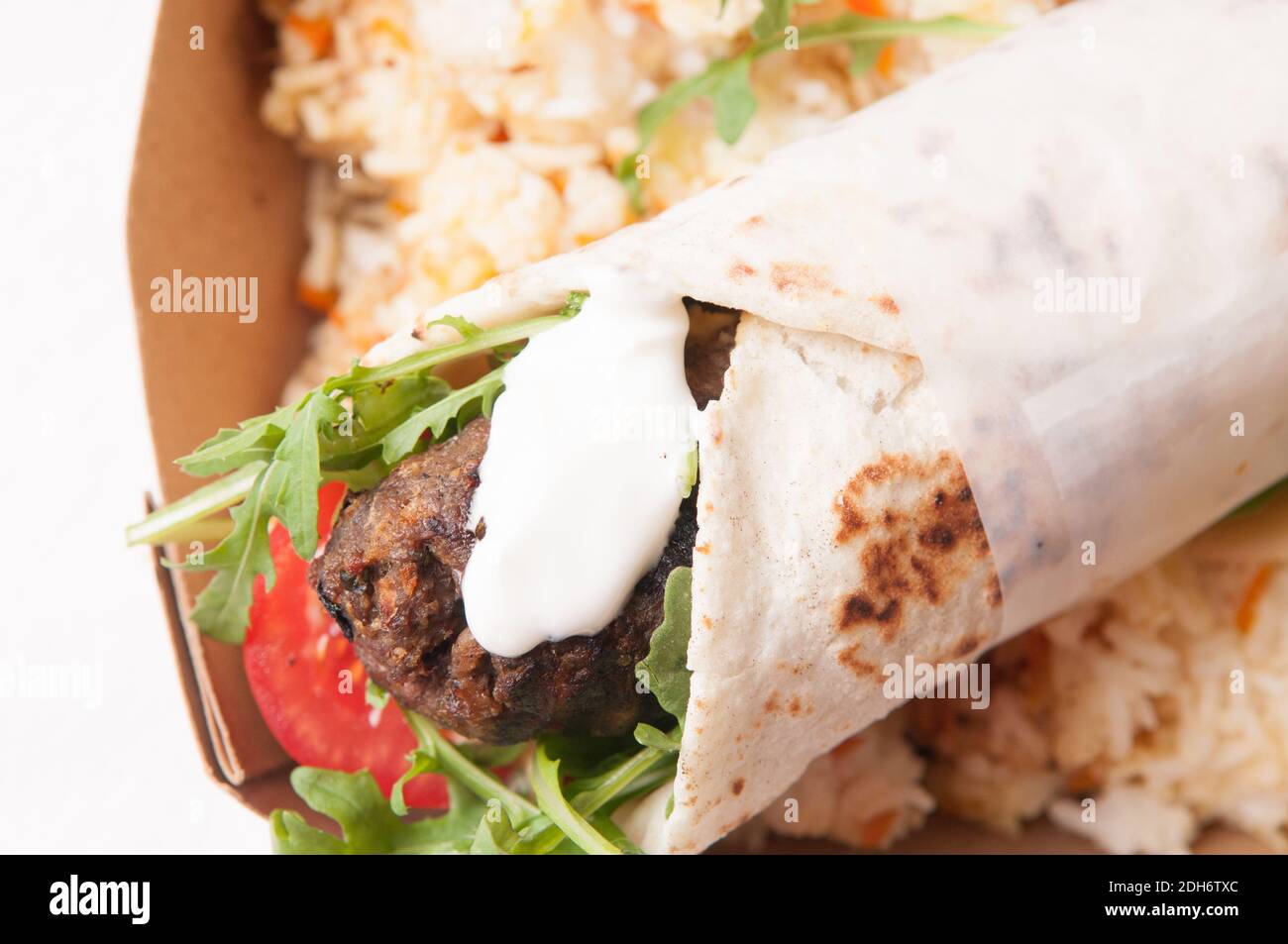 Burger takeout at home hi-res stock photography and images - Alamy