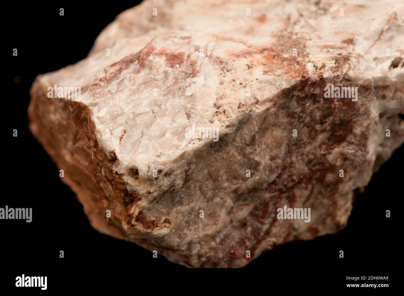 rose barite crystal mineral sample in unrefined stone Stock Photo - Alamy