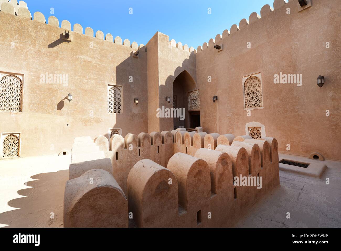 Al-Hazm castle in Rustaq, Oman Stock Photo - Alamy