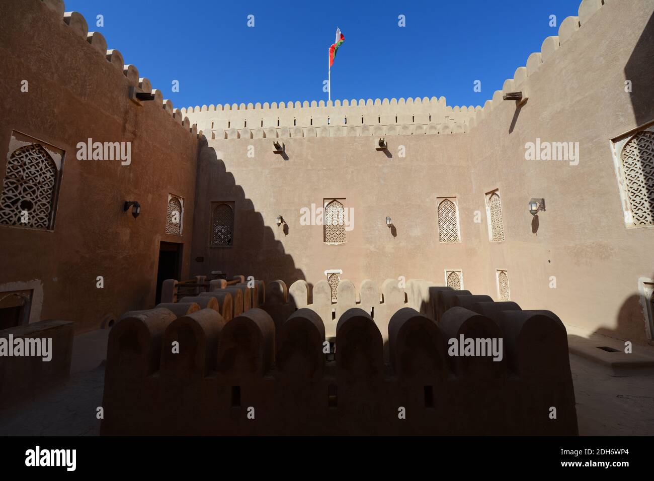 Al-Hazm castle in Rustaq, Oman Stock Photo - Alamy