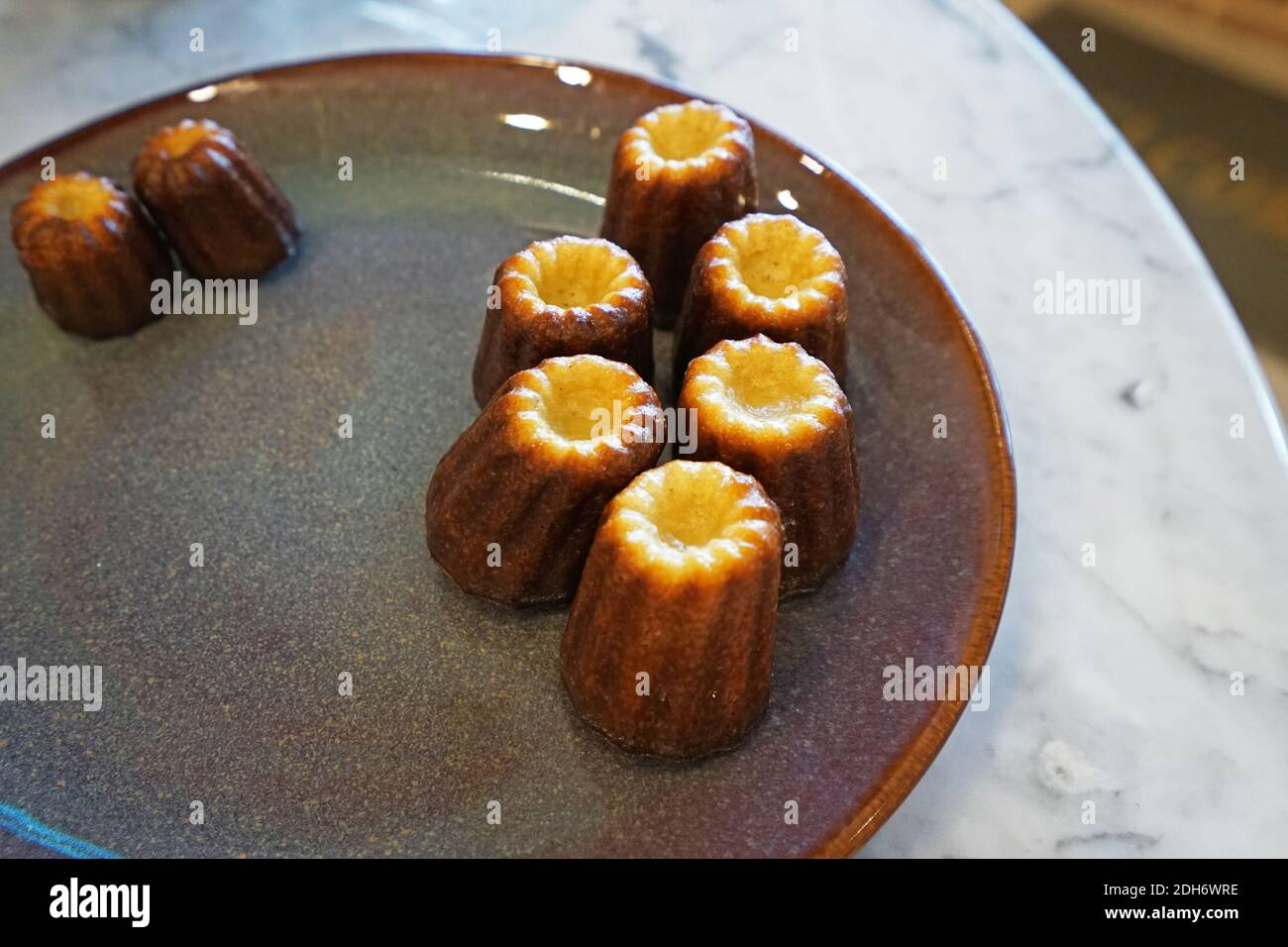 The Canelé (Canele) de Bordeaux, French bakery pastry confection rich ...