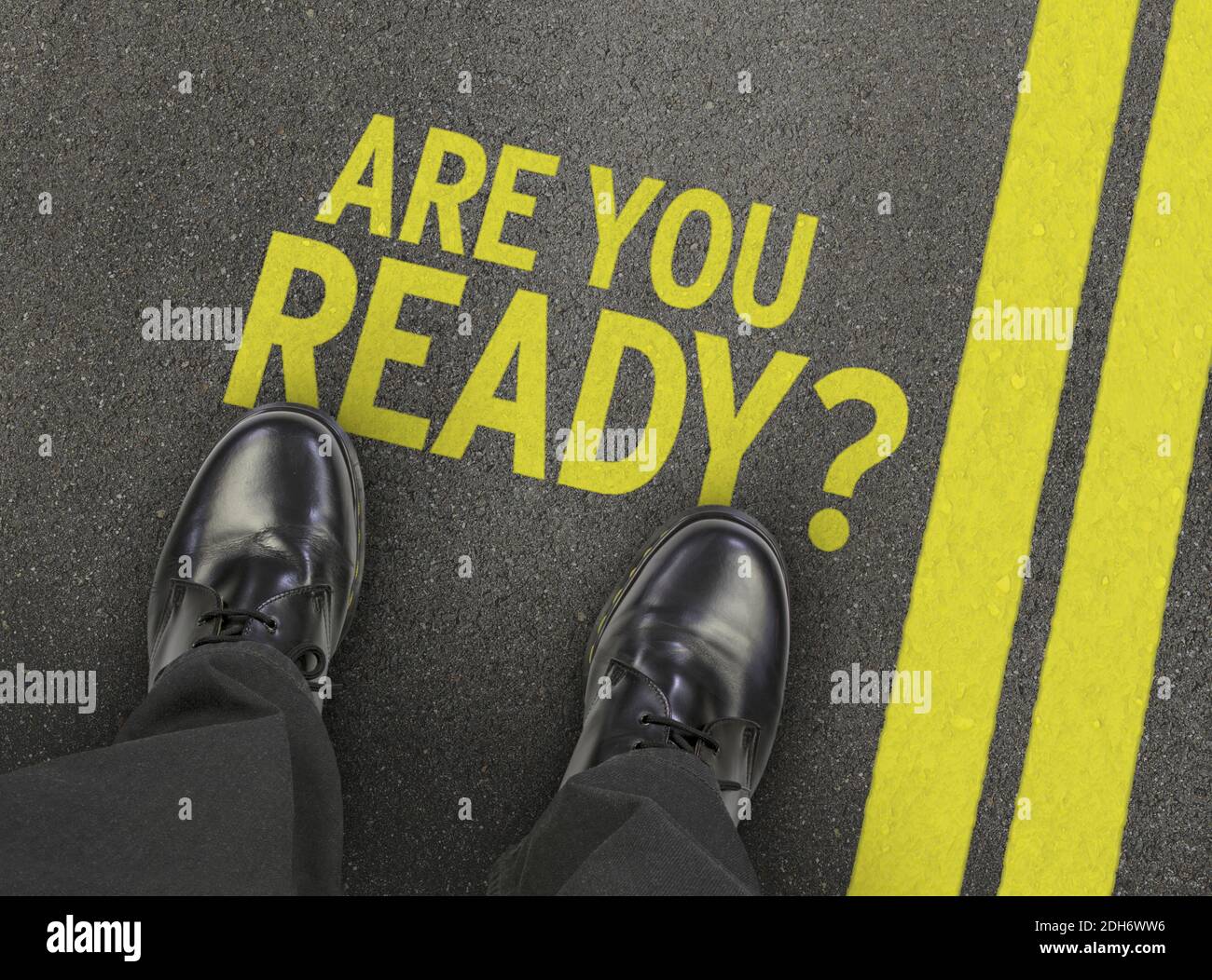 ARE YOU READY Stock Photo - Alamy