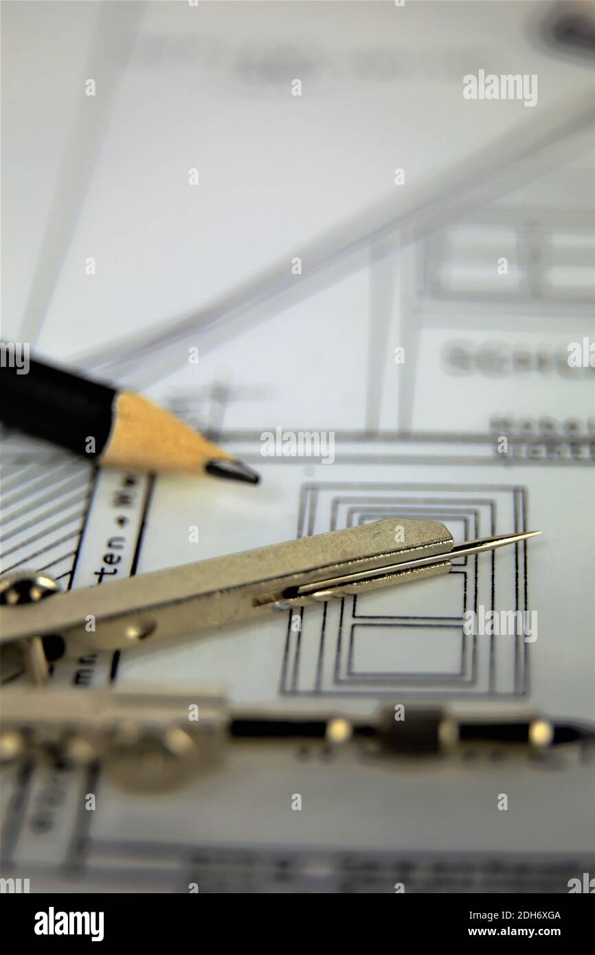 pen and calculator on paper Stock Photo - Alamy