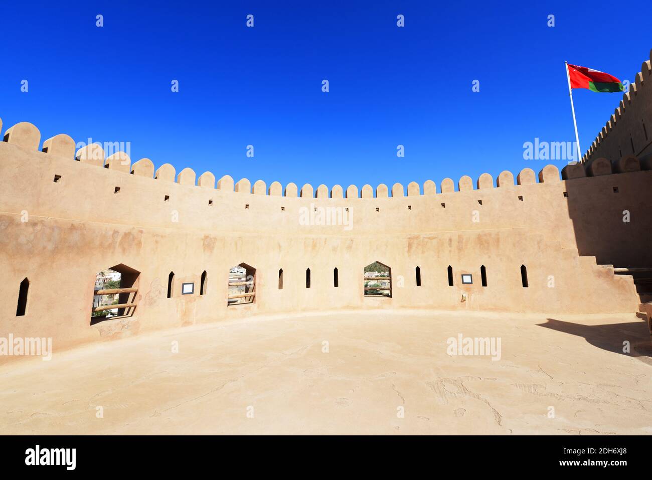 Al-Hazm castle in Rustaq, Oman Stock Photo - Alamy