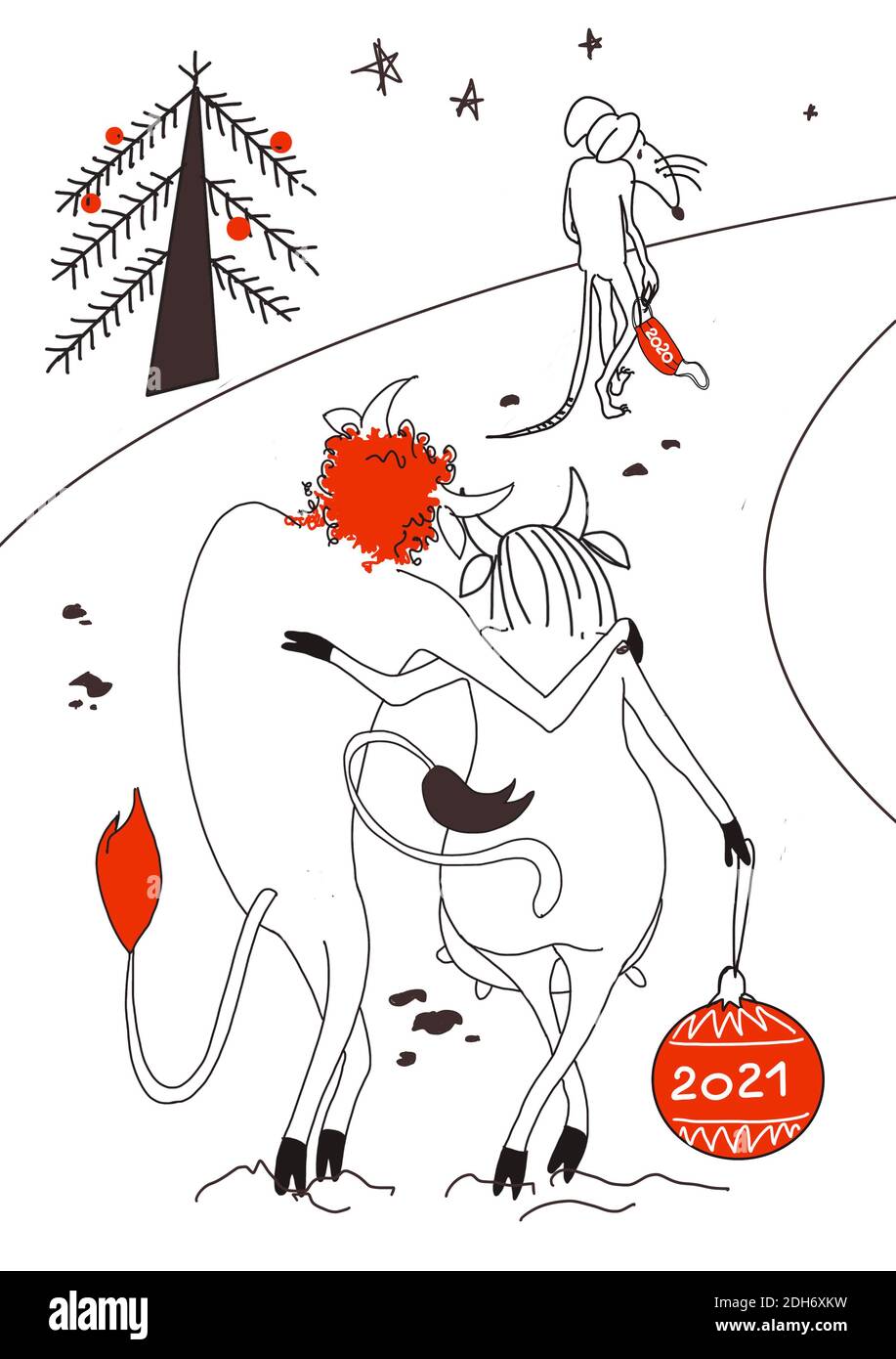 Symbol 2021 bull on Cut Out Stock Images & Pictures - Alamy