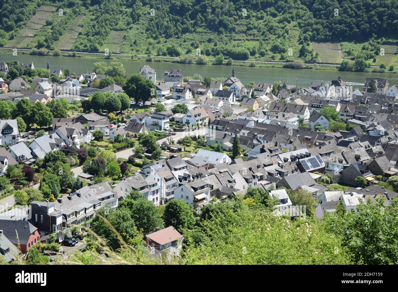 Winningen on the Moselle Stock Photo - Alamy