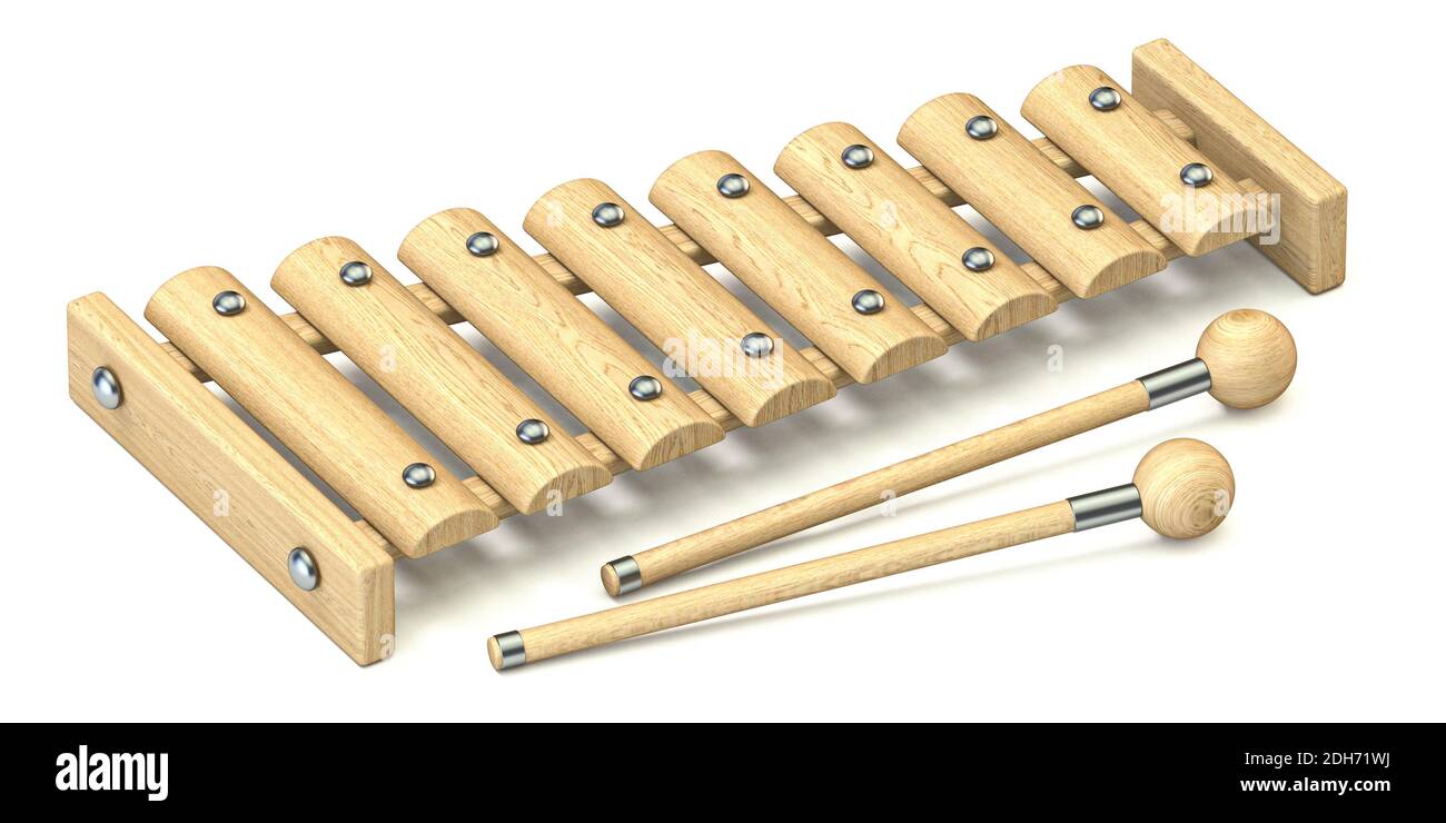 Wooden xylophone mallets hi-res stock photography and images - Alamy