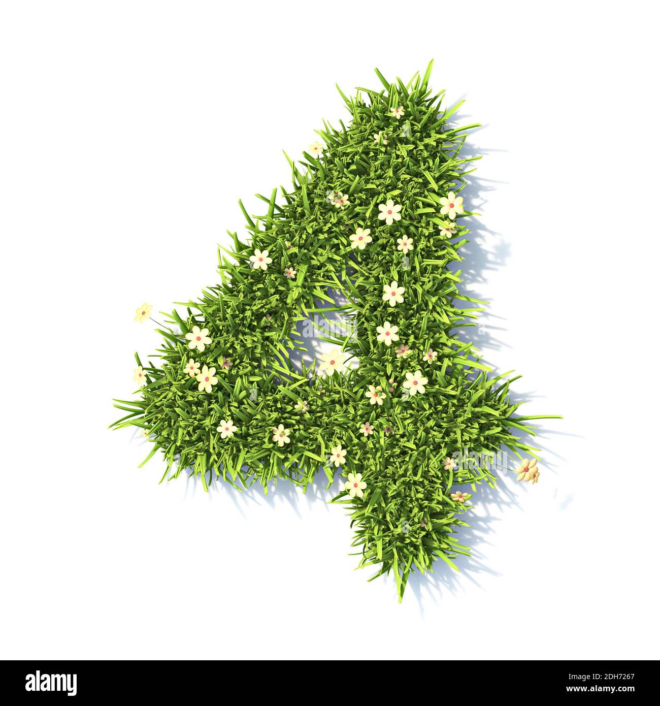 Floral number four design hi-res stock photography and images - Alamy