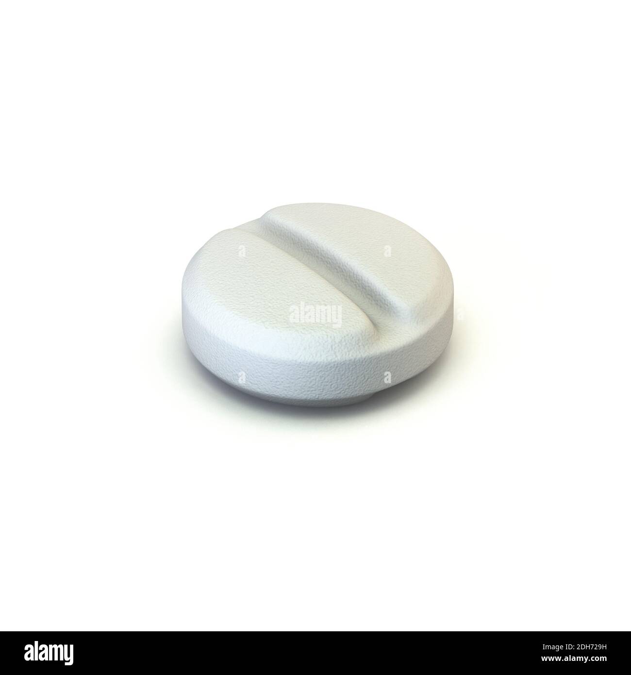 Single medical pill 3D Stock Photo - Alamy