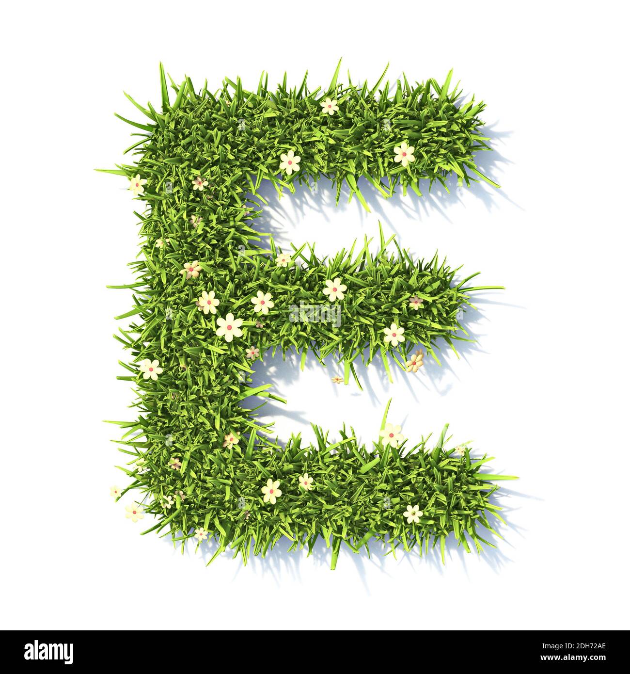 Green grass letter e hi-res stock photography and images - Alamy