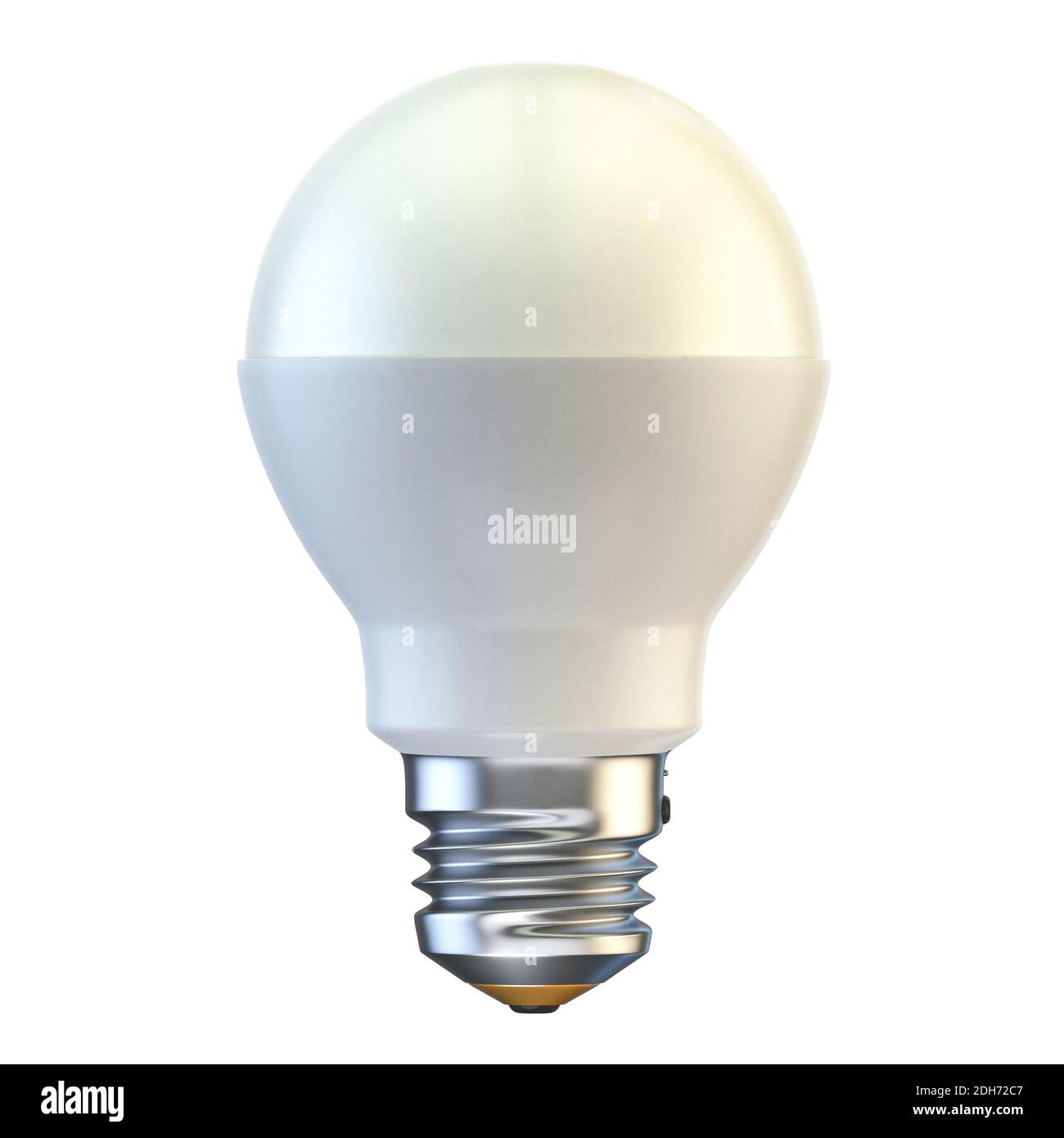 Single led light bulb 3D Stock Photo - Alamy