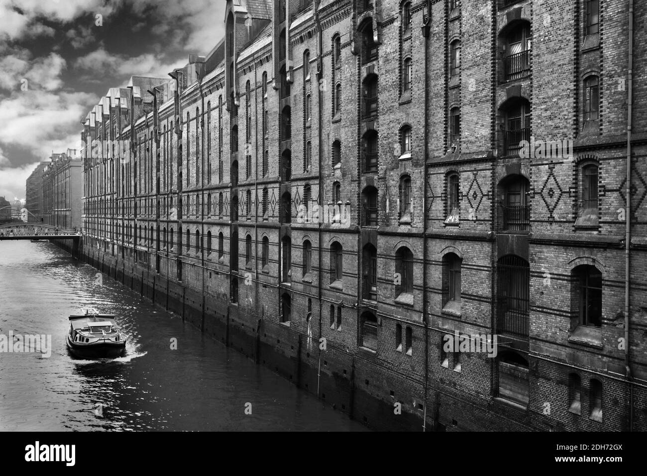 Historic district canal Black and White Stock Photos & Images - Alamy