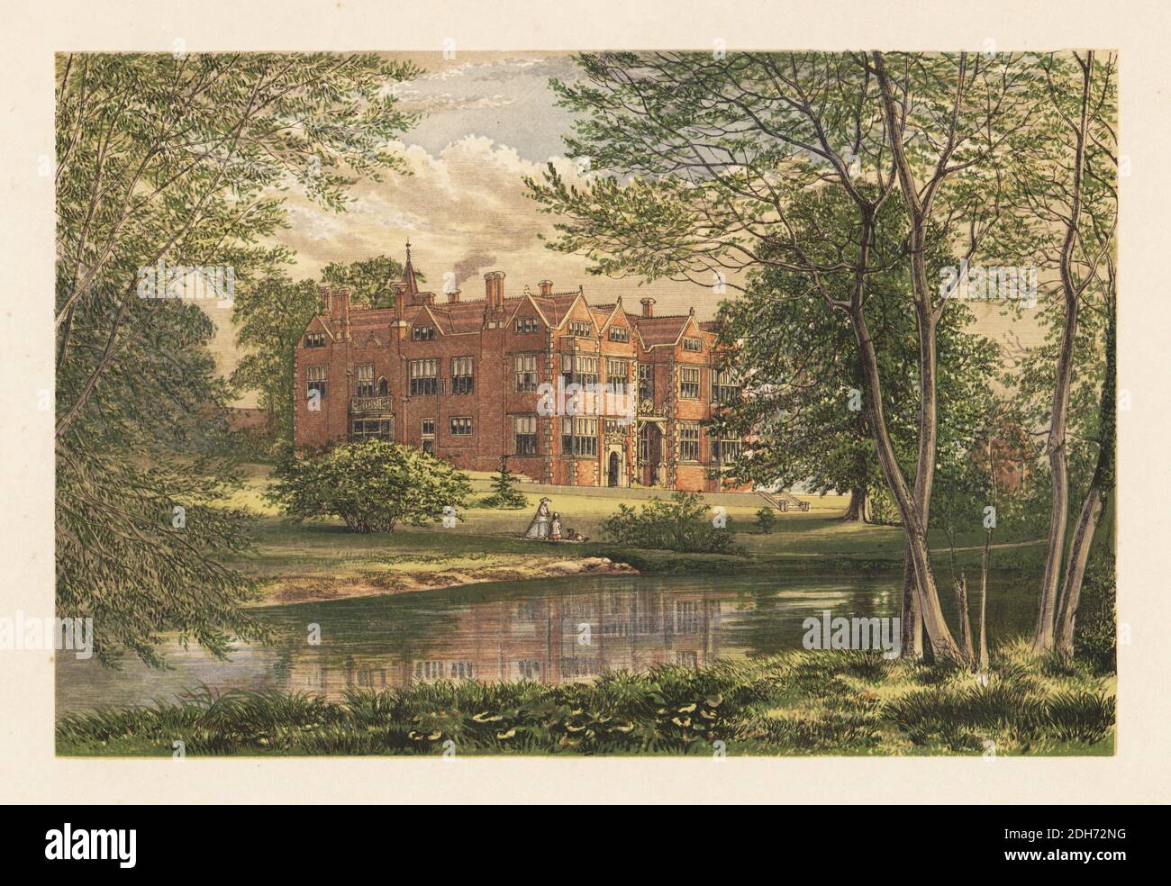 Franks Hall, Farningham, Kent, England. Elizabethan mansion built by ...