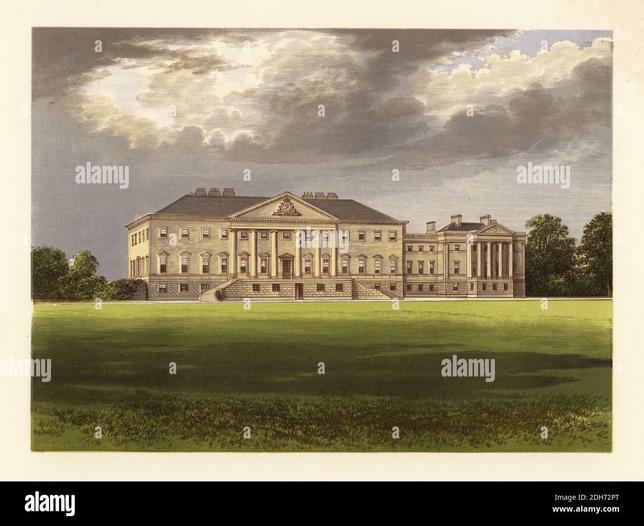 Nostell Priory, Yorkshire, England. Palladian neoclassical house built ...